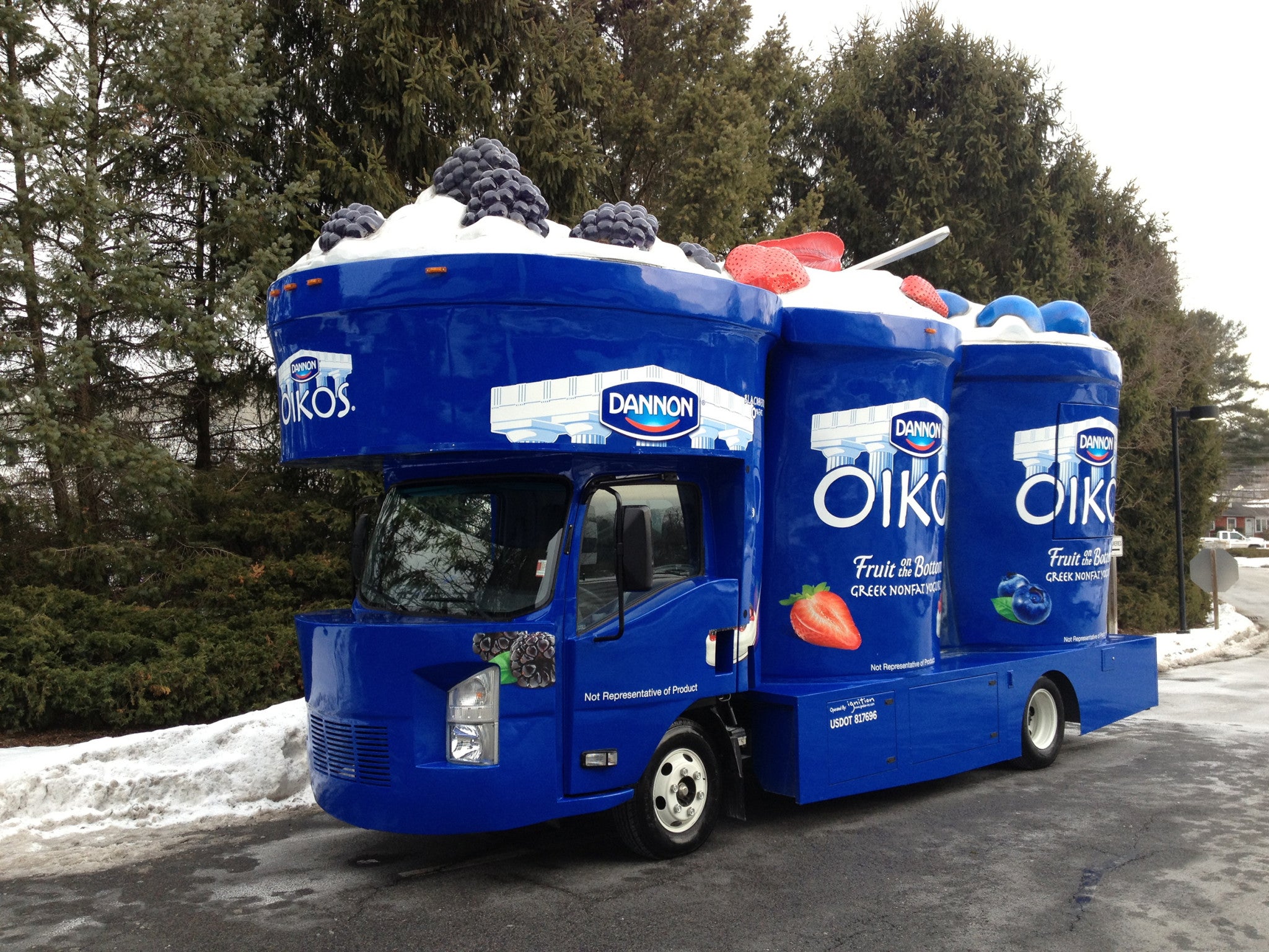 Dannon Rolls Out Colorful Yogurt Sampling Trucks - Event Marketer