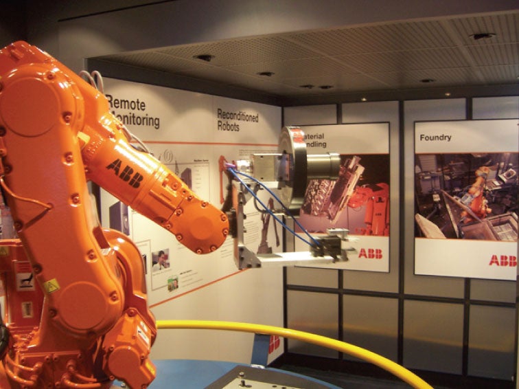 ABB Packs a Mobile Trailer with Working Robots - Event Marketer