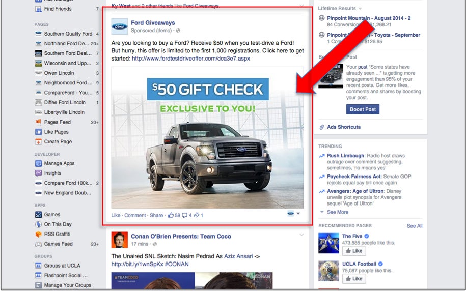 Ford Test Drives a Targeted Facebook Strategy - Event Marketer