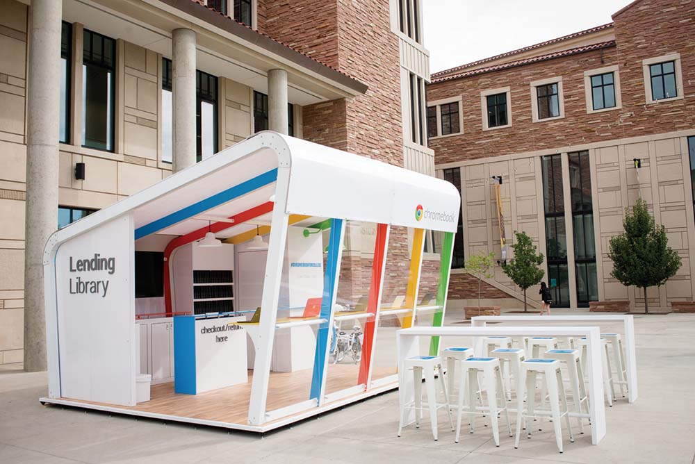 Google Library Lends Chromebooks to College Crowd - Event Marketer