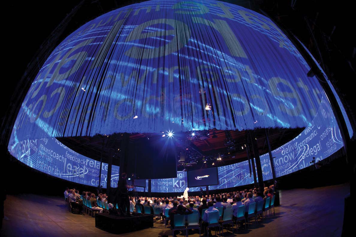 Qualcomm Activates a 360-degree Projection Event - Event Marketer