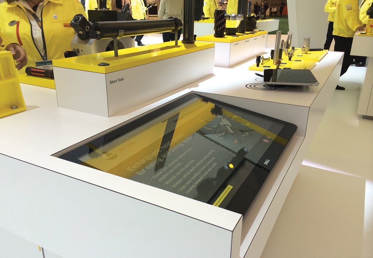 Sandvik Displays Products in an Interactive Tool Box - Event Marketer