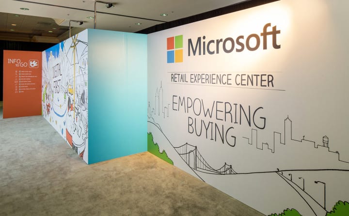 Inside the Microsoft Retail Experience Center at CES 2016