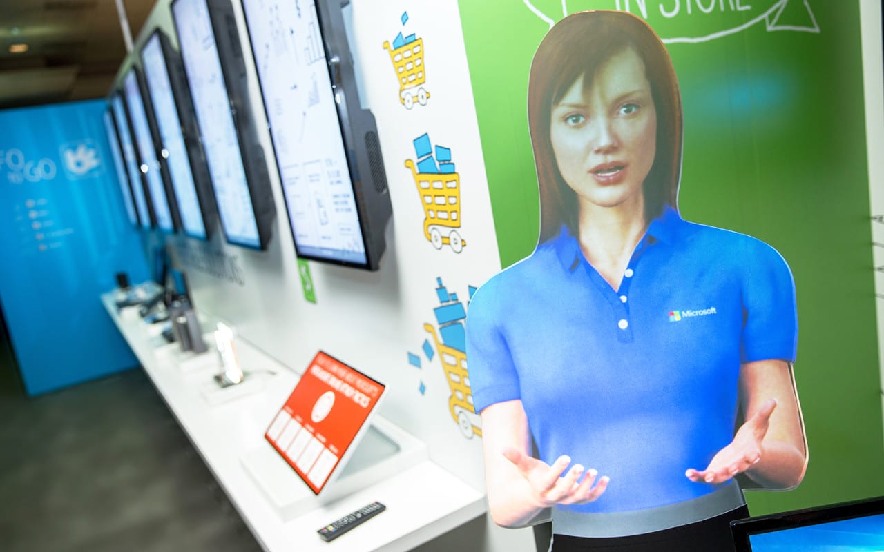 Inside the Microsoft Retail Experience Center at CES 2016
