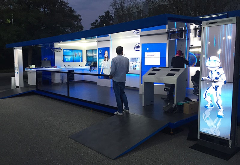 Intel's Hands-on Tour Employs a Spaceship Theme - Event Marketer