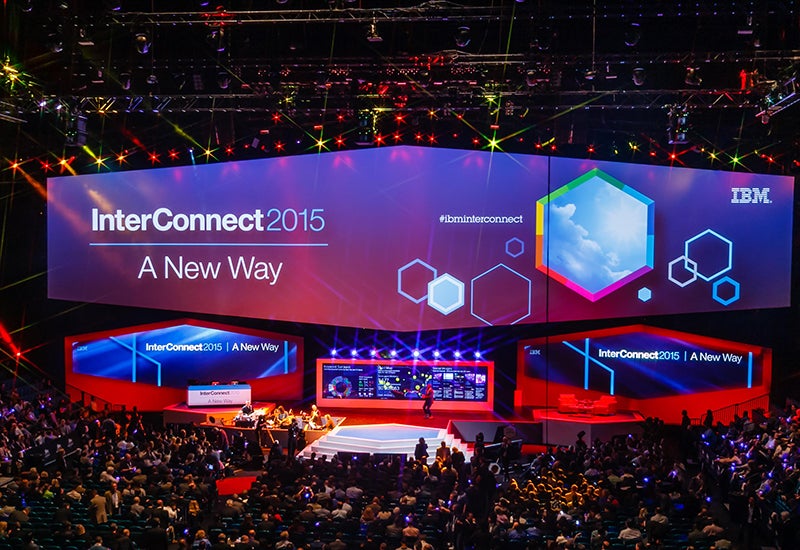 IBM's 24-Monitor Touchscreens Light up InterConnect - Event Marketer
