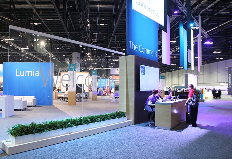 Microsoft Doubles the Fun with Two Event Entrances - Event Marketer