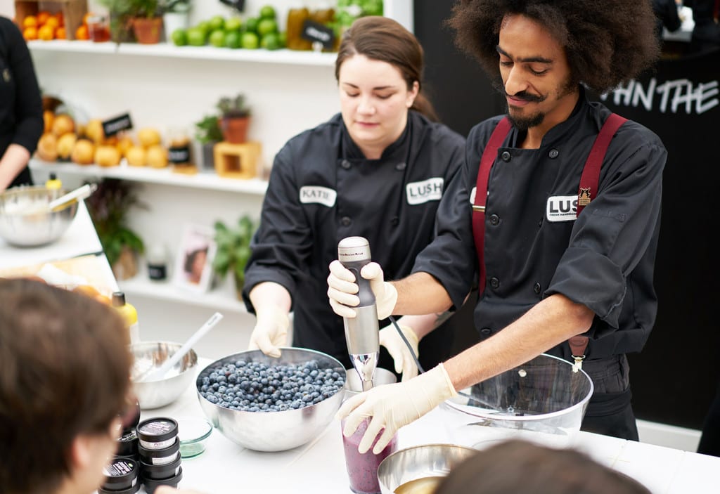 Lush Offers Lessons in Cosmetics at Lush in the Park