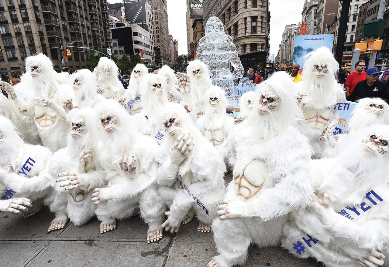 The Travel Channel Unleashes "Yetis" in New York City - Event Marketer