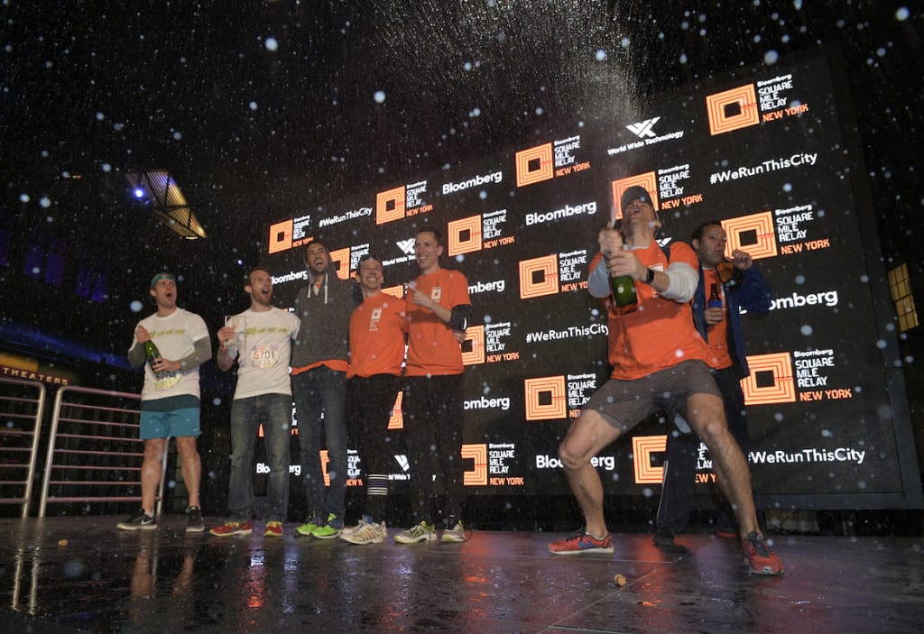 Team Building Prevails at Bloomberg’s Square Mile Relay