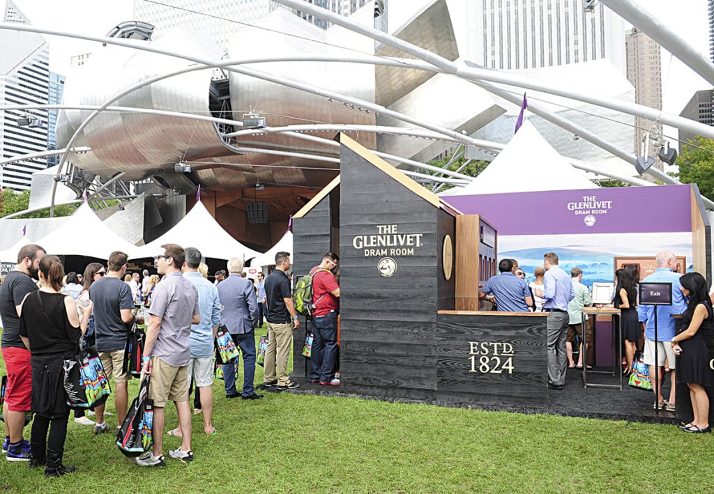 Alcohol Sampling in The Glenlivet Dram Room Activation