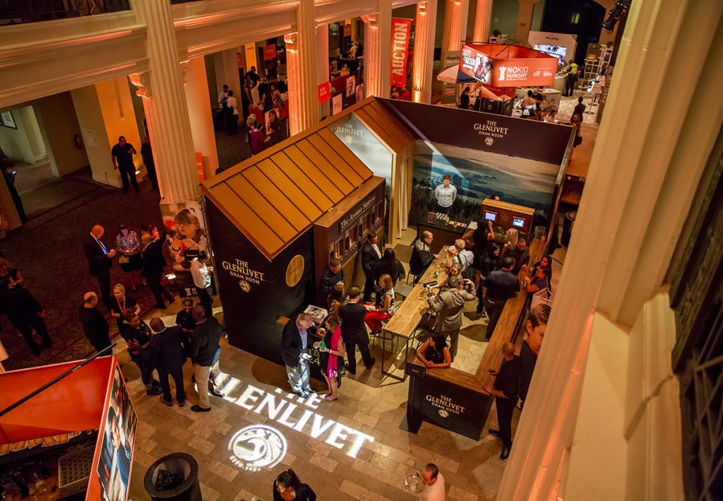 Alcohol Sampling in The Glenlivet Dram Room Activation