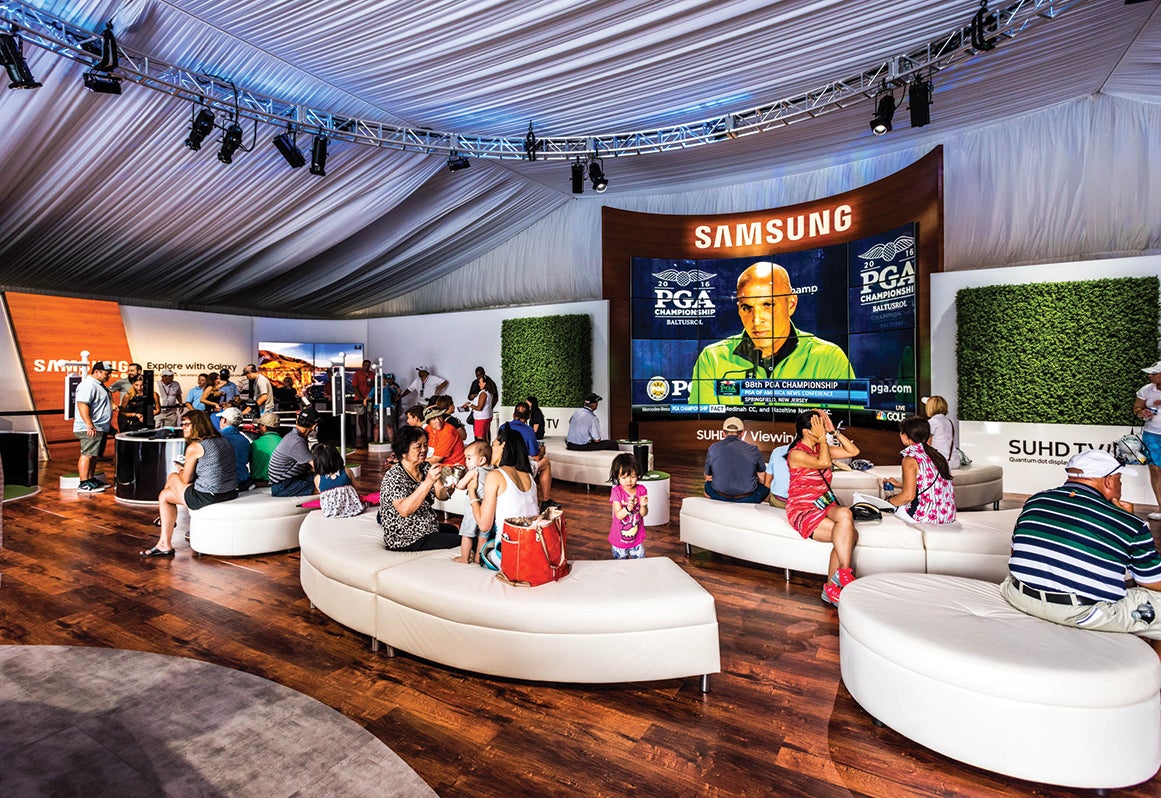 Samsung's Tech Ecosystem Entices Golf Fans - Event Marketer