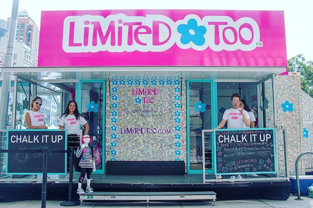 Limited Too Returns With a Back-to-School Pop-Up Shop