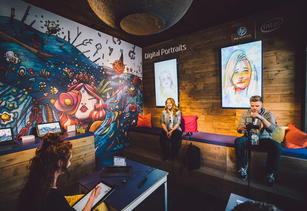 HP and Intel Activate a 'Digital Artistry House' at SXSW