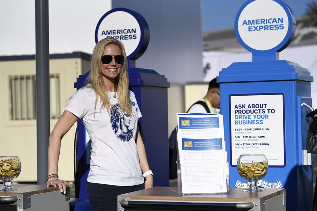 CES: American Express Service Stations Focus on Amenities