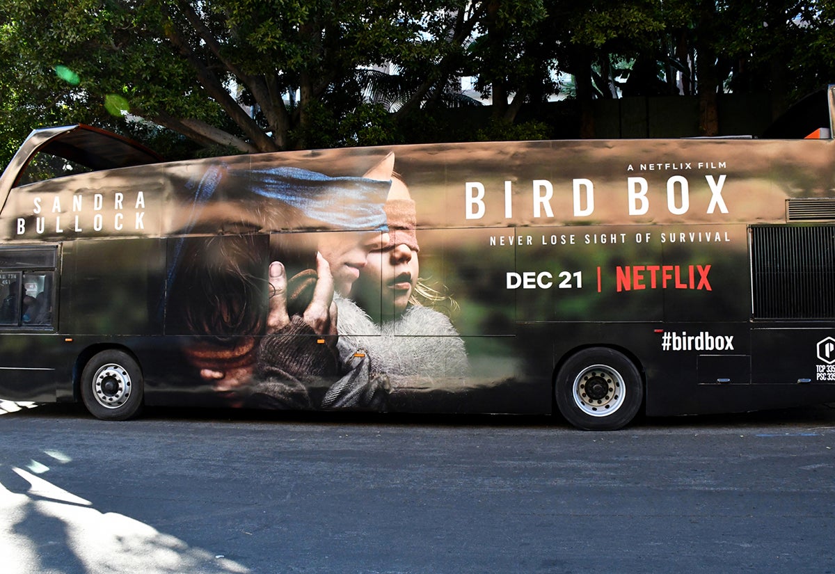 Blindfolded Attendees Experience Netflix’s “Bird Box” Inside a Double ...