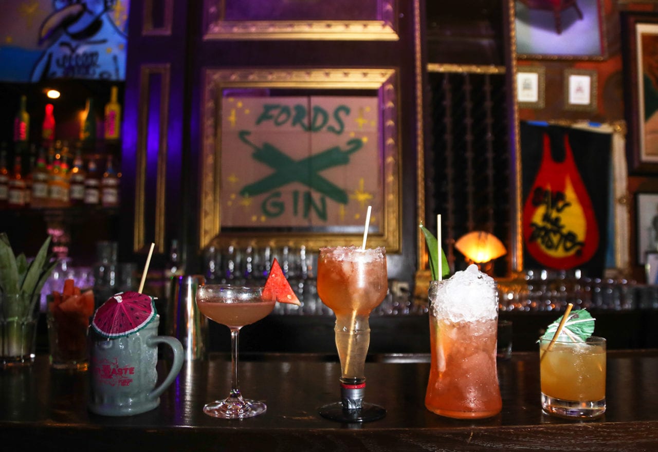 Fords Gin Creates an Anti-Waste Cocktail Tiki Bar at Summit