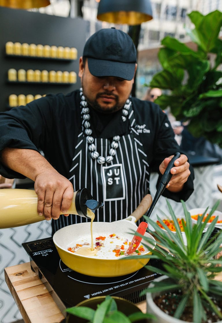 JUST Egg Cooks up a Diversified Sampling Campaign