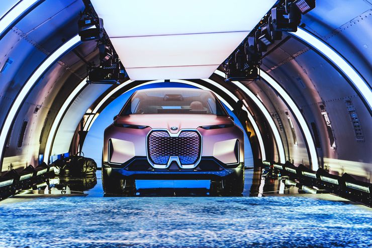 BMWs unveil of their concept car iNEXT was flying high above the rest ...