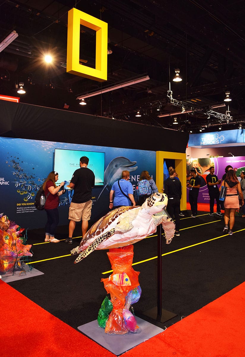 Inside National Geographic's Ocean-Inspired Activation at D23