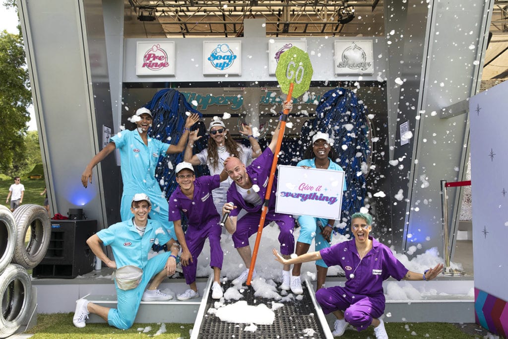 Music Festivals: Inside Kia and SiriusXM’s Human Car Wash