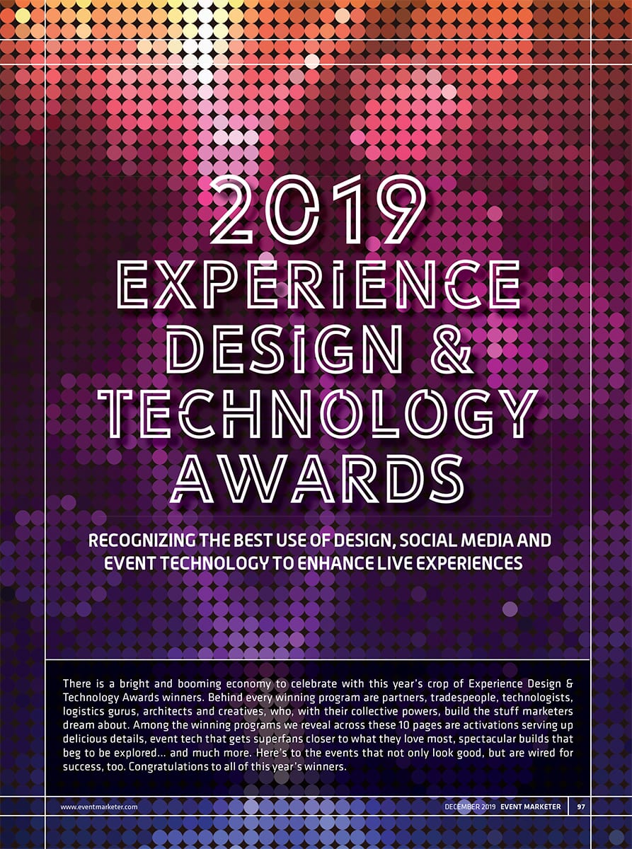 Full Coverage: 2019 Experience Design & Technology Awards