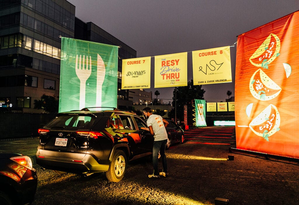 Consumers 'Dine Out' at The Resy Drive Thru Tasting Event