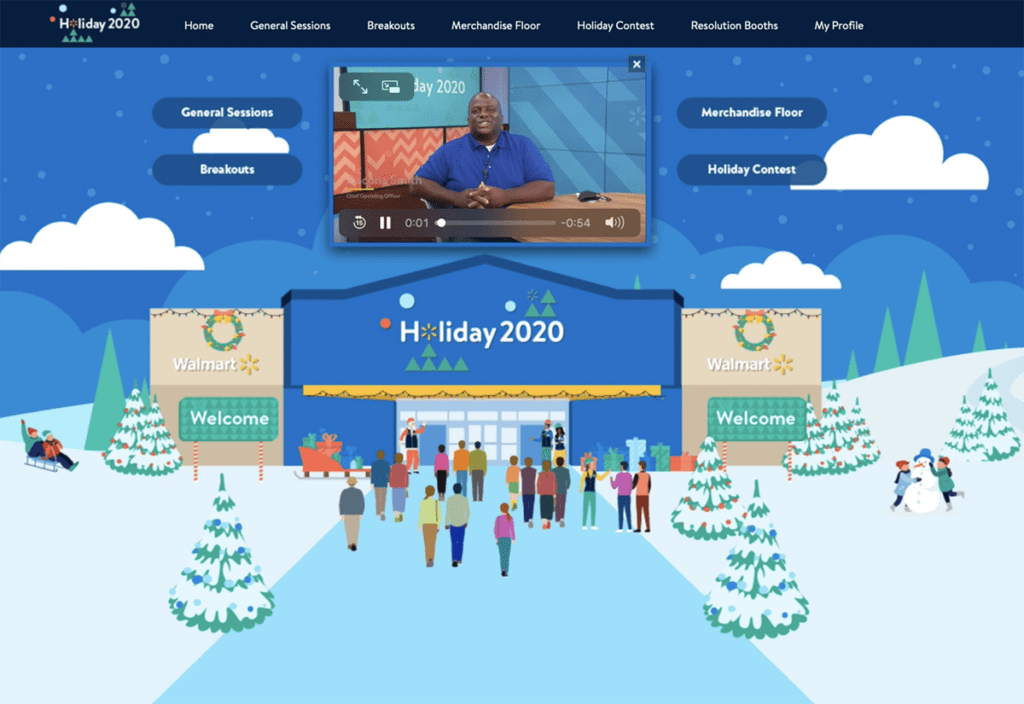 An Insider’s Perspective: Walmart’s Virtual Holiday Meeting