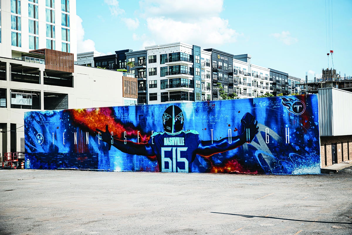 Tennessee Titans Build Buzz for the NFL Season with a Mural Activated ...