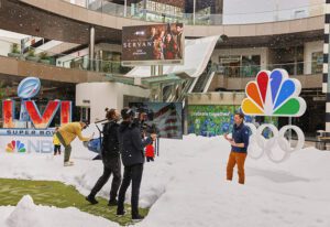 Snow Day in L.A.: Behind the Scenes of NBC's Wintery Activation