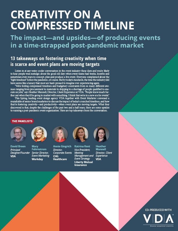 Creativity on a Compressed Timeline - Event Marketer