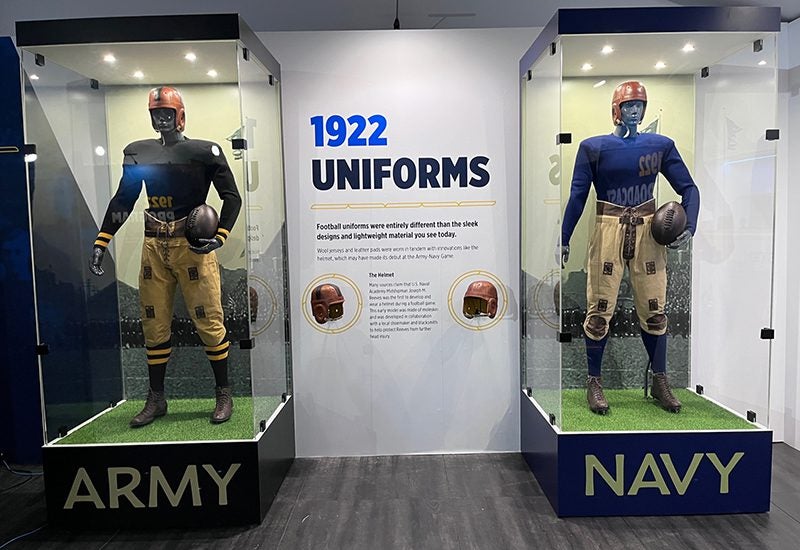 USAA Activates a Museum-like Timeline at the Army-Navy Game