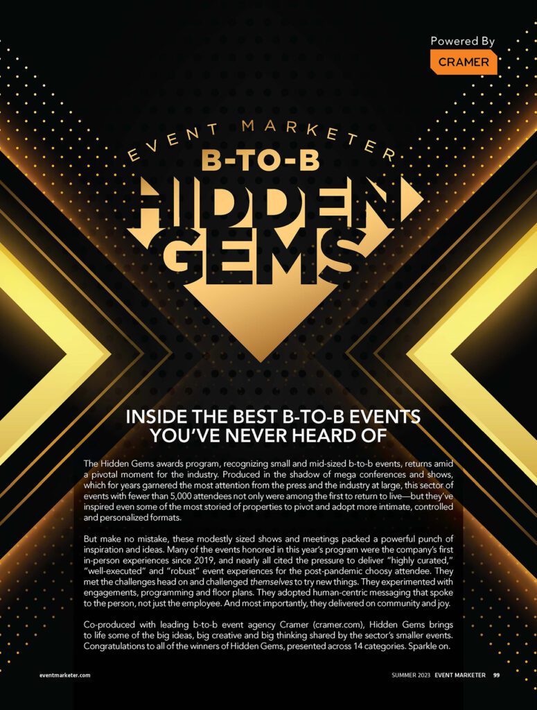 Winners Announced: The 2023 B-to-B Hidden Gems Winners Announced: The 2023 B-to-B Hidden Gems
