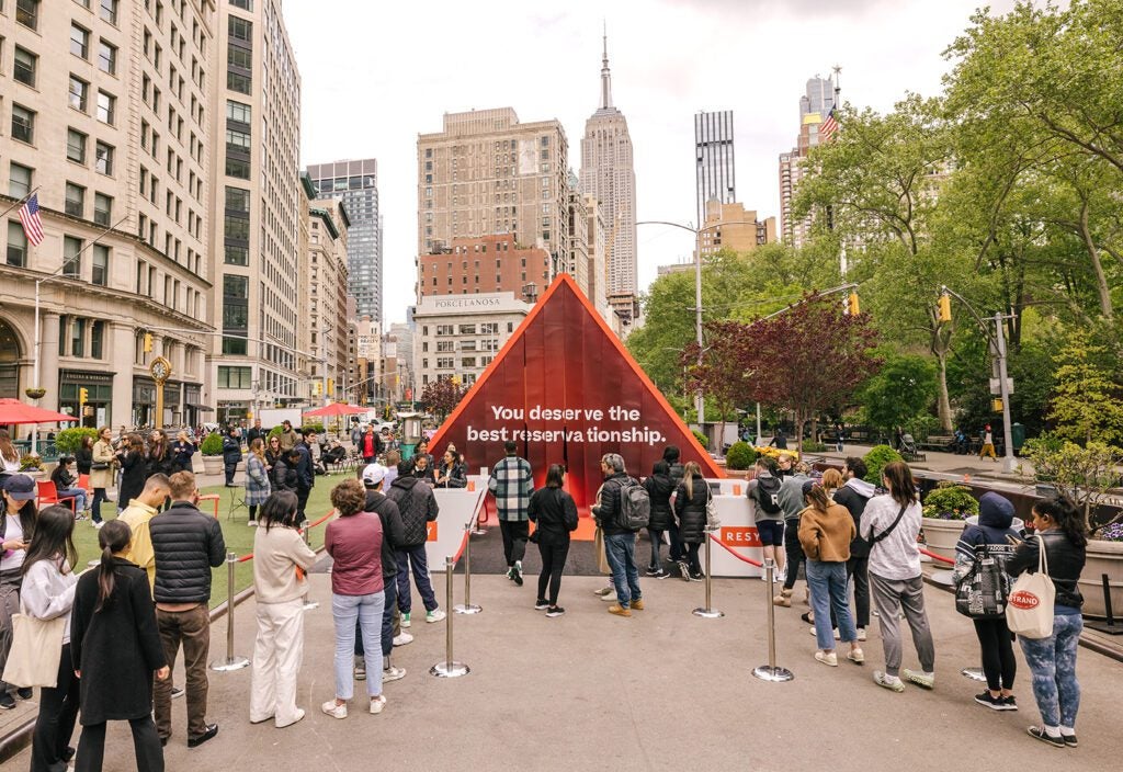 Resy Debuts a 'Reservationship' Campaign with a Mock Restaurant