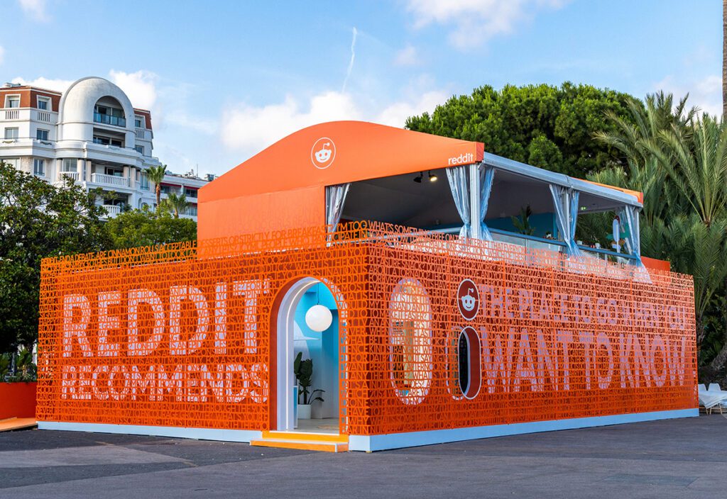 Reddit Returns to Cannes with a ‘Reddit Recommends’ Activation