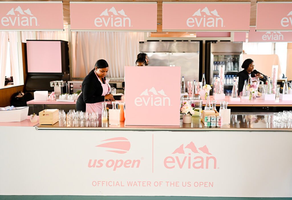 Aboard the SS evian, US Open Fans Get a Waterside Watch Party