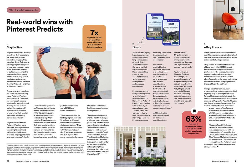 Eight Fast Facts from the Pinterest Predicts Agency Insights Guide