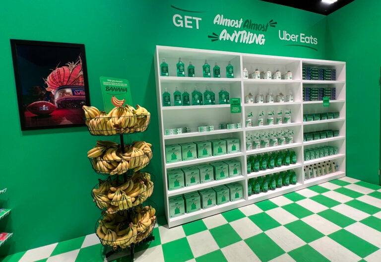 Inside the Uber Eats 'Get Almost Anything Shop' at Super Bowl 58