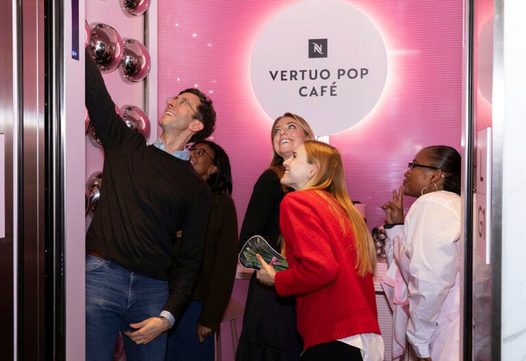 How Nespresso Turned an NYC Elevator into the Vertuo Pop Café