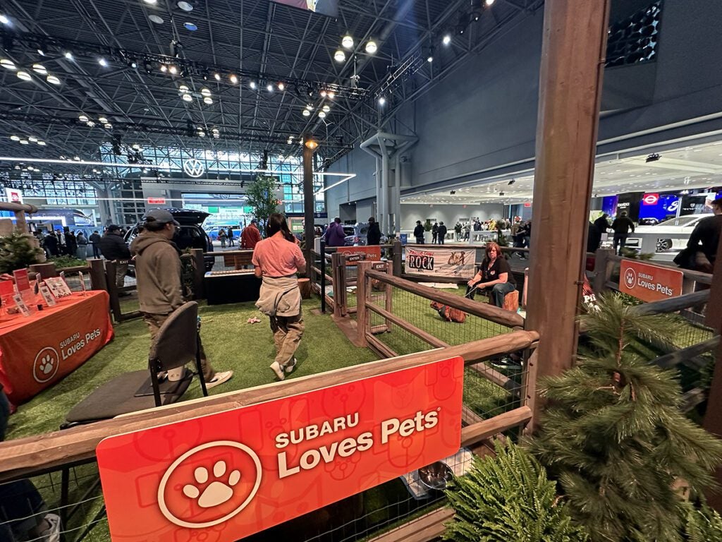 Top Booths from the 2024 New York International Auto Show