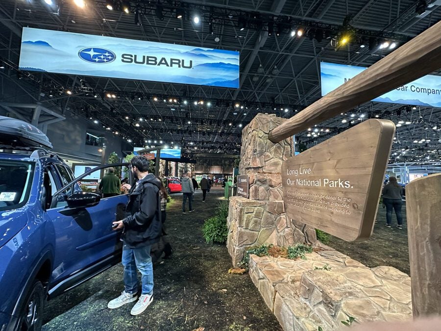 Top Booths from the 2024 New York International Auto Show