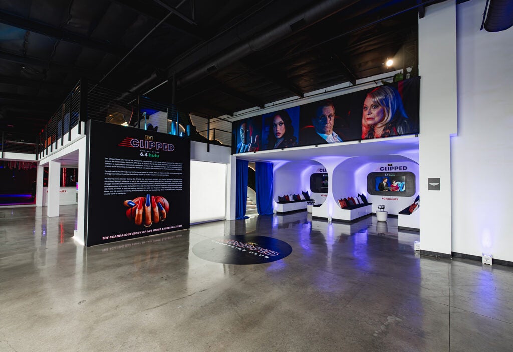 FX Opens a Courtside Club Exhibit to Boost Viewership of 'Clipped'