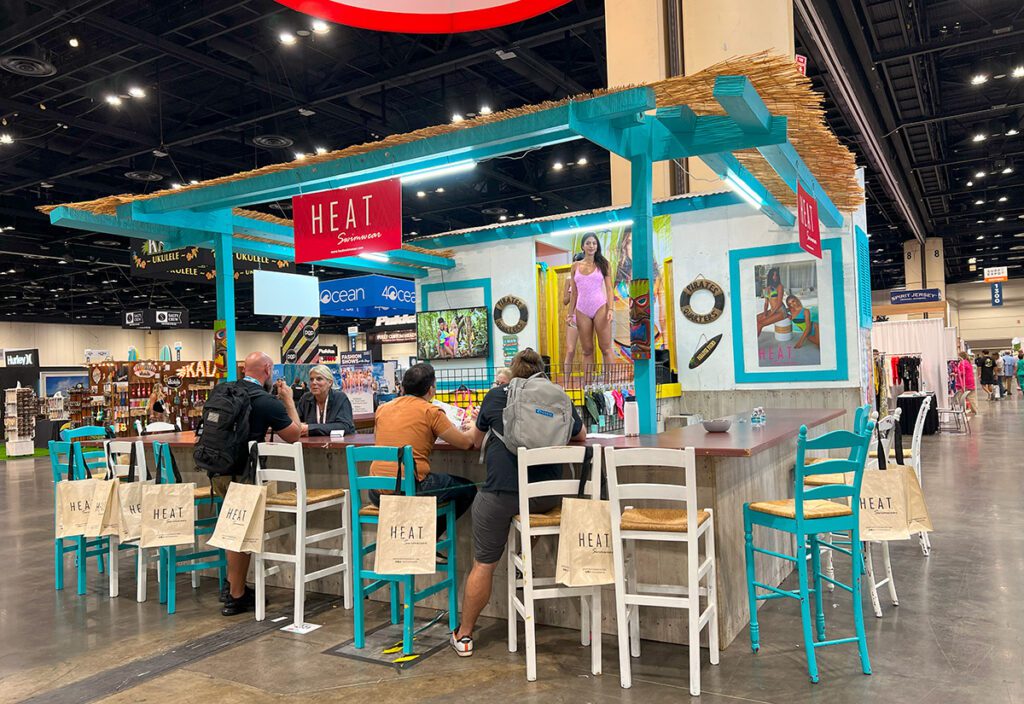 Surf Expo Exhibit Trends: Pony Walls, Wood Features, Live Models
