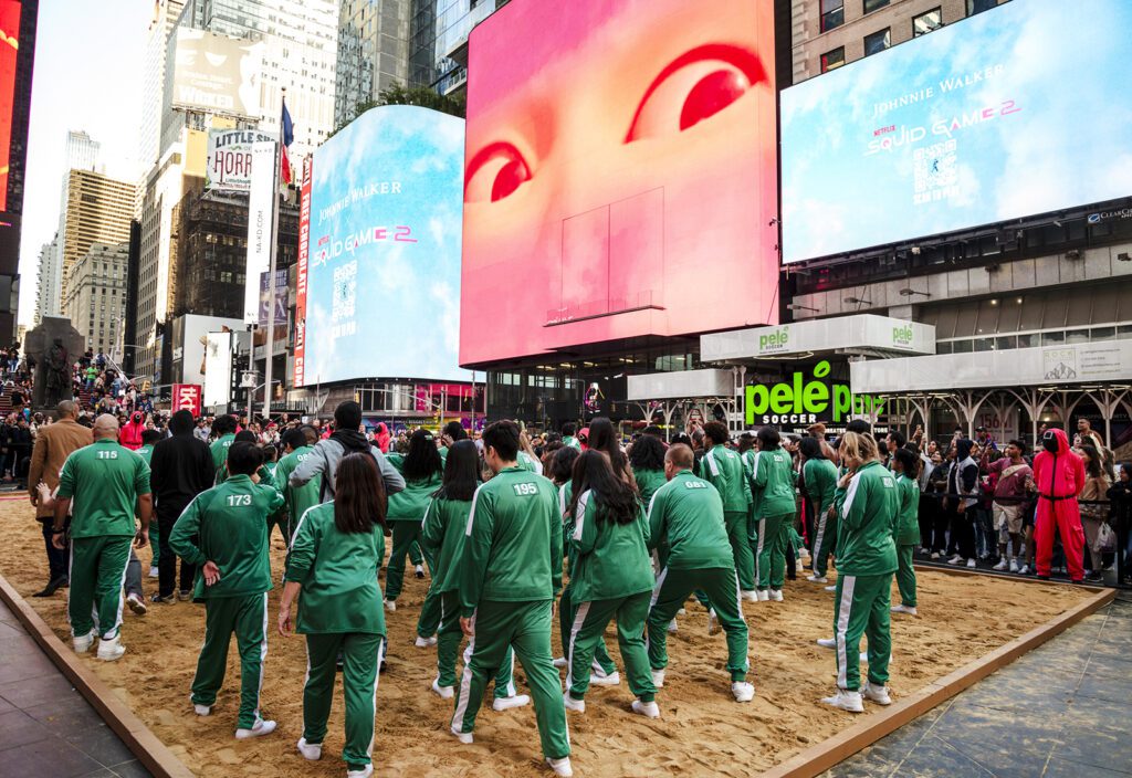 Johnnie Walker and Netflix Partner on a 'Squid Game' Campaign