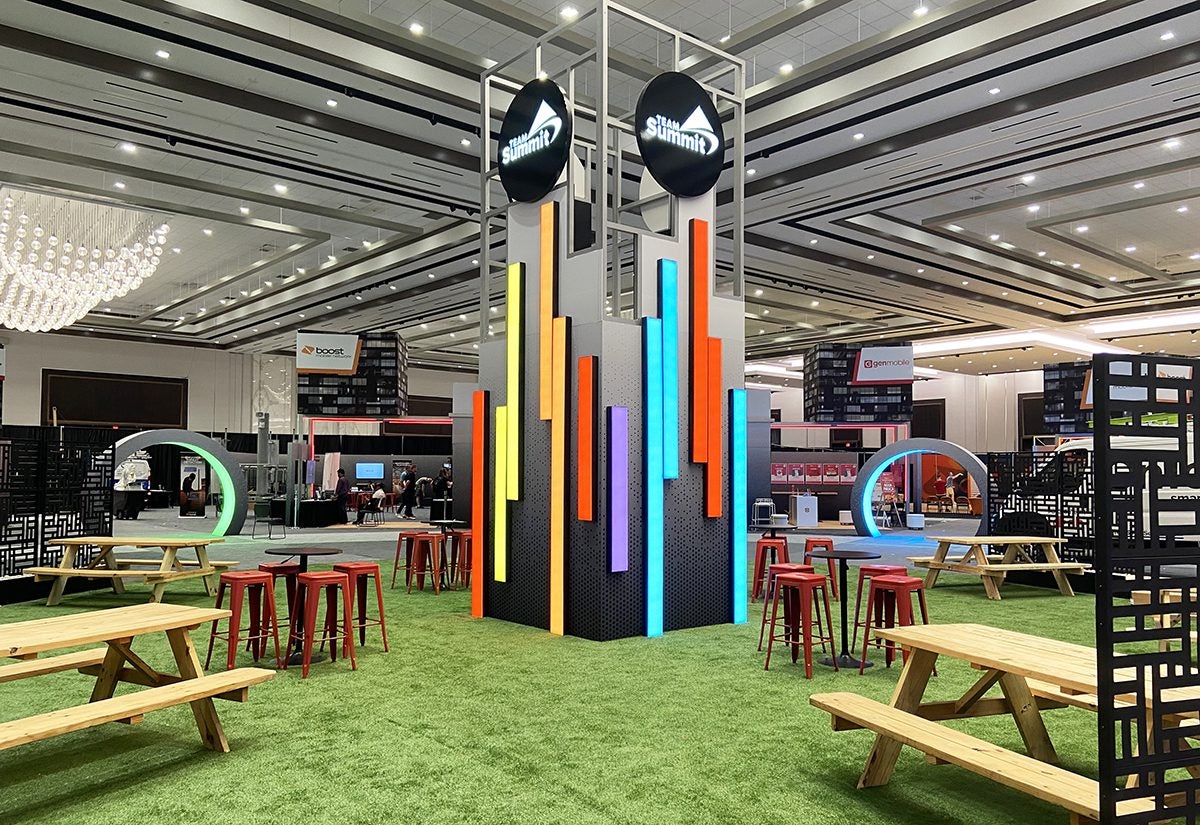 Three Insights on a Cityscape-inspired Expo Design from Dish Network's ...