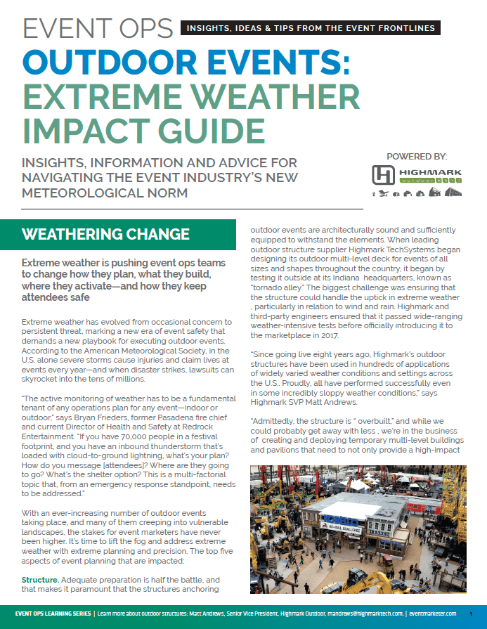 Outdoor Events: Extreme Weather Impact Guide - Event Marketer