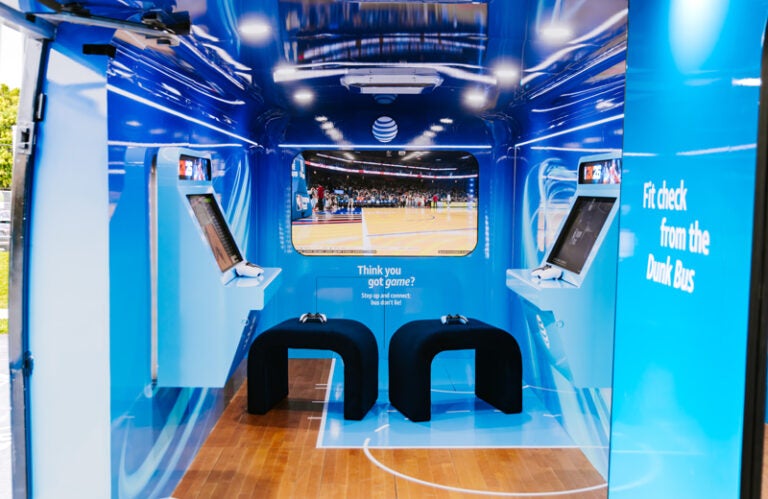 How the AT&T Dunk Bus Brings Gameday Action Directly to Fans